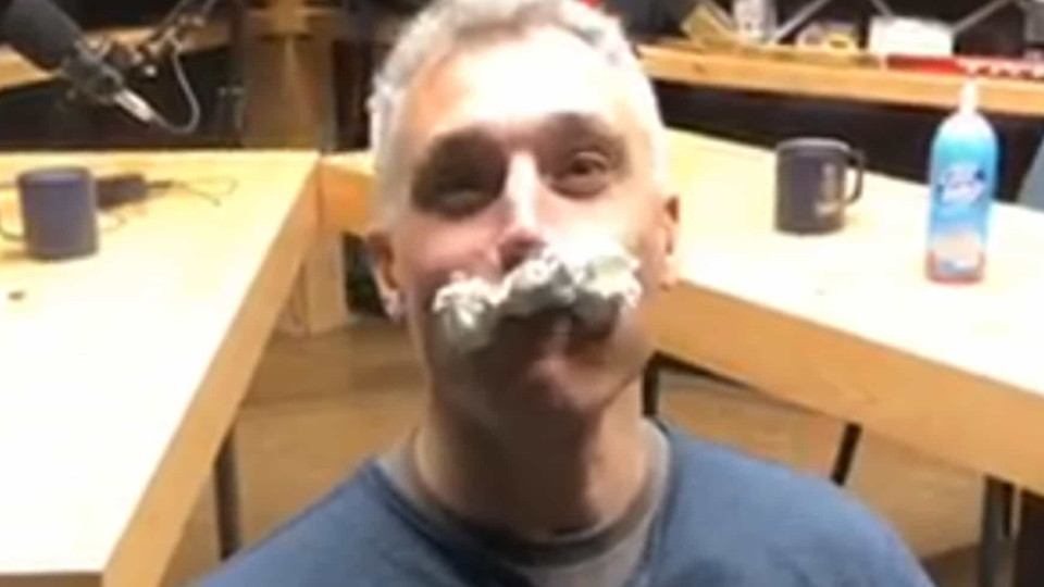 Man passes whipped cream challenge with flying colors! - Buzz Videos