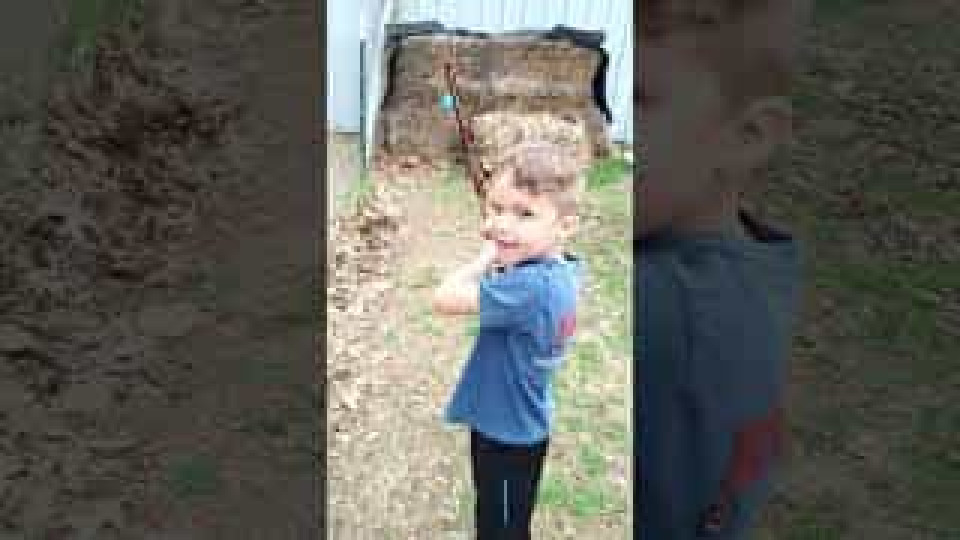 4-Year-Old Archer Hits Swinging Target - Buzz Videos